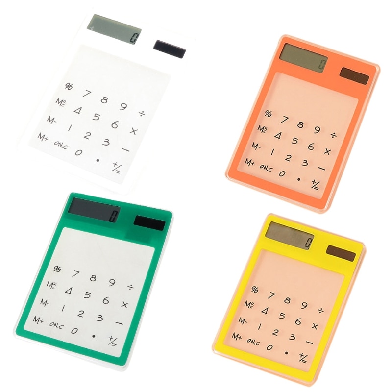 Ultra Slim Mini Transparent Solar Powered LCD Touh... – Grandado