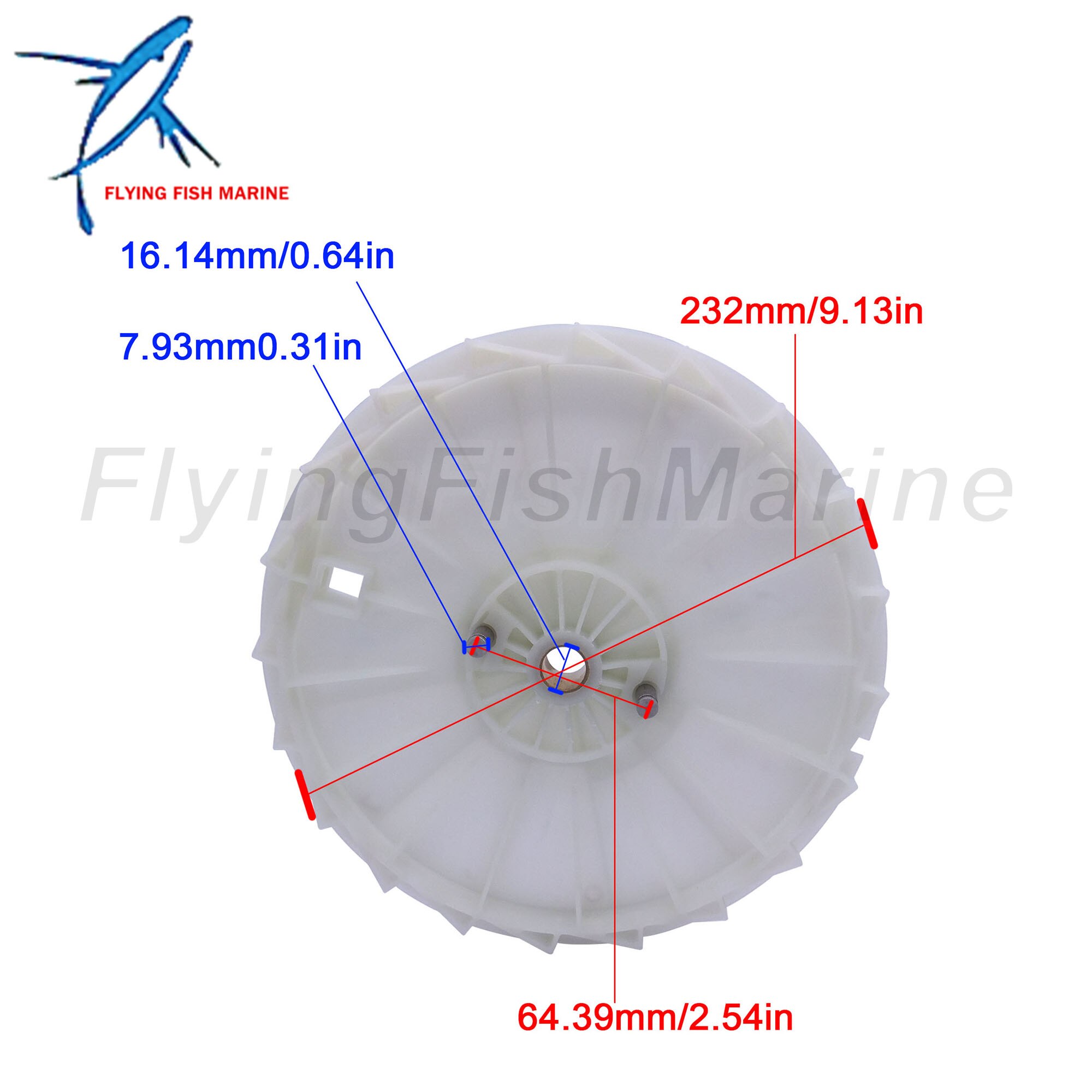 65W-15714-01 Drum Sheave / Start UP Wheel for Boat... – Grandado