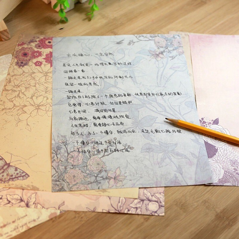 10pcs Cute Retro Office Message Writing Paper Lett... – Grandado