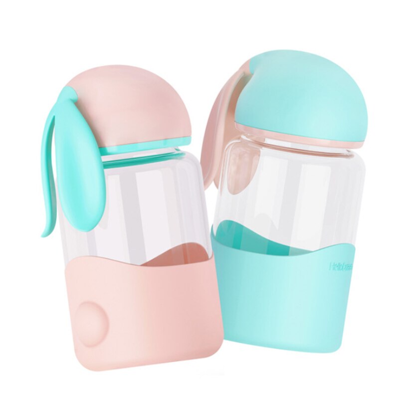 300 ML Waterfles Met Tas Lekvrije Glas Water Drink... – Grandado