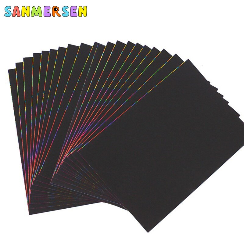 10pcs Magic Rainbow Scratch Paper DIY Drawing Boar... – Grandado