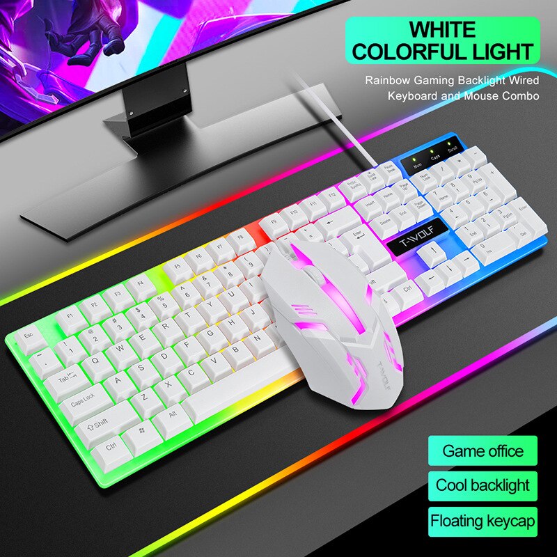 Mouse Keyboard Luminous Set TF230 Gaming Keyboard ... – Grandado