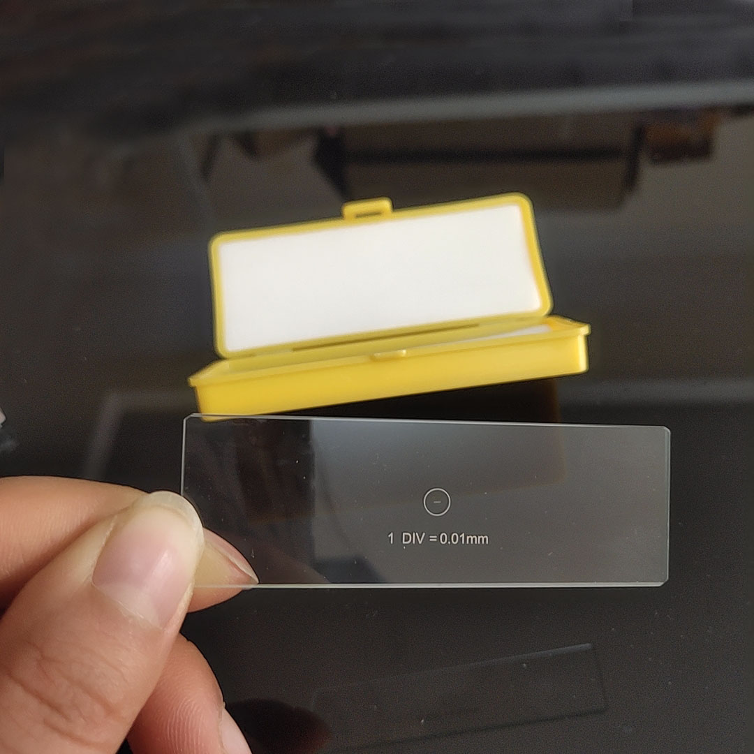 Calibrador de microscopio de vidrio óptico, regla ... – Grandado