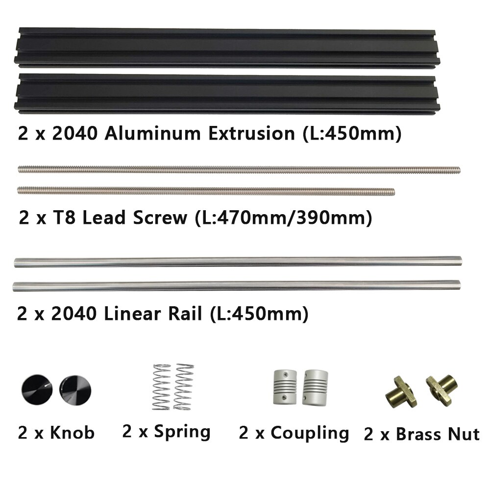 Upgrade Kit 3018 Pro to 3040 CNC Extension Kit Com... – Grandado