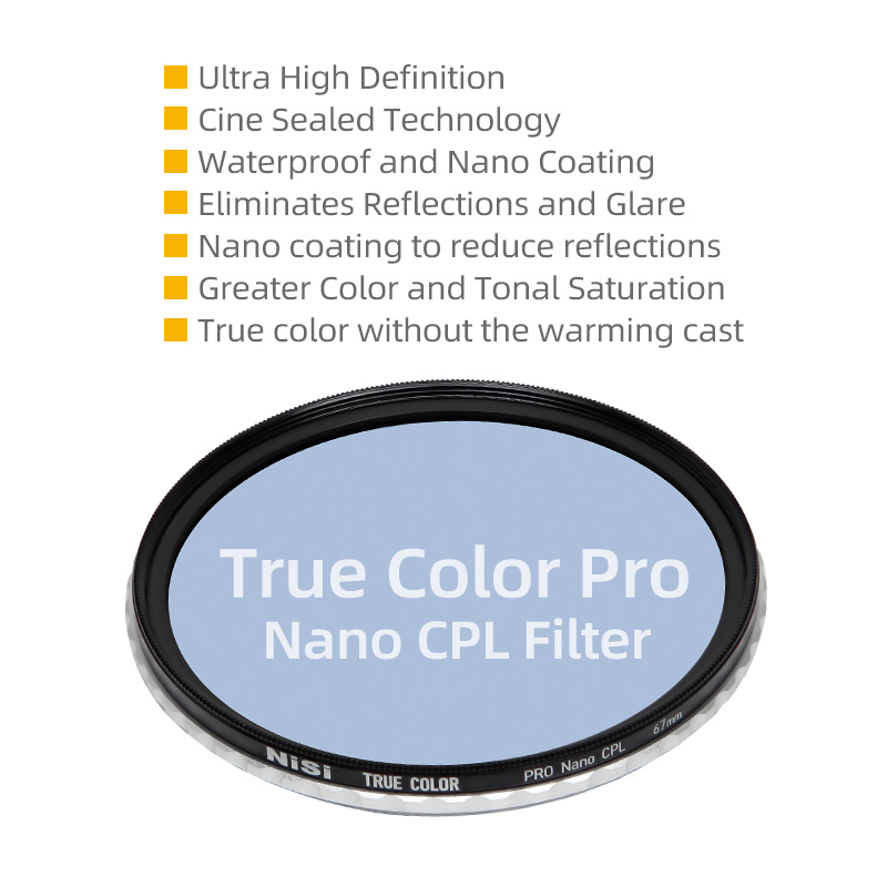 Nisi true color pro nano cpl-filter 40.5/49/52/58/... – Vicedeal