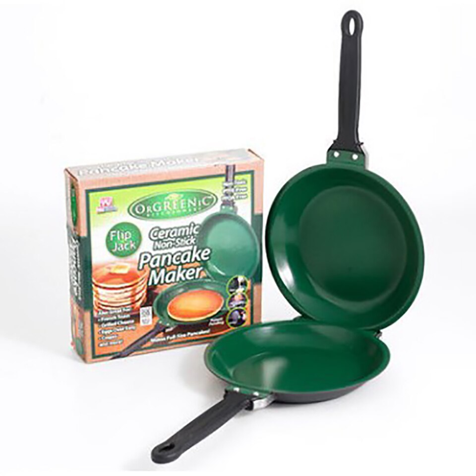 Stekpanna med två sidor grön non-stick flip-stekpa... – Grandado