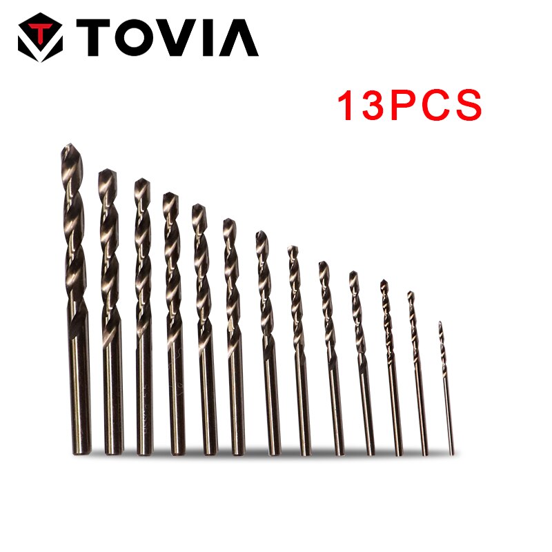Tovia 13Pcs Hss Cobalt Coated Twist Boor M35 Metal... – Vicedeal