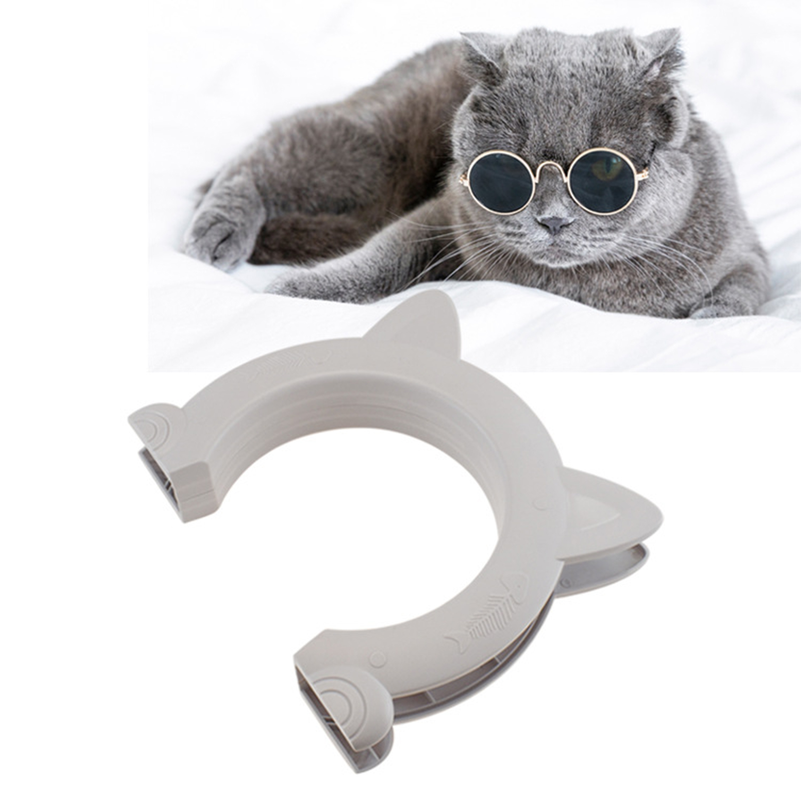 Puerta de gato adorable para gato, puerta de entra... – Grandado