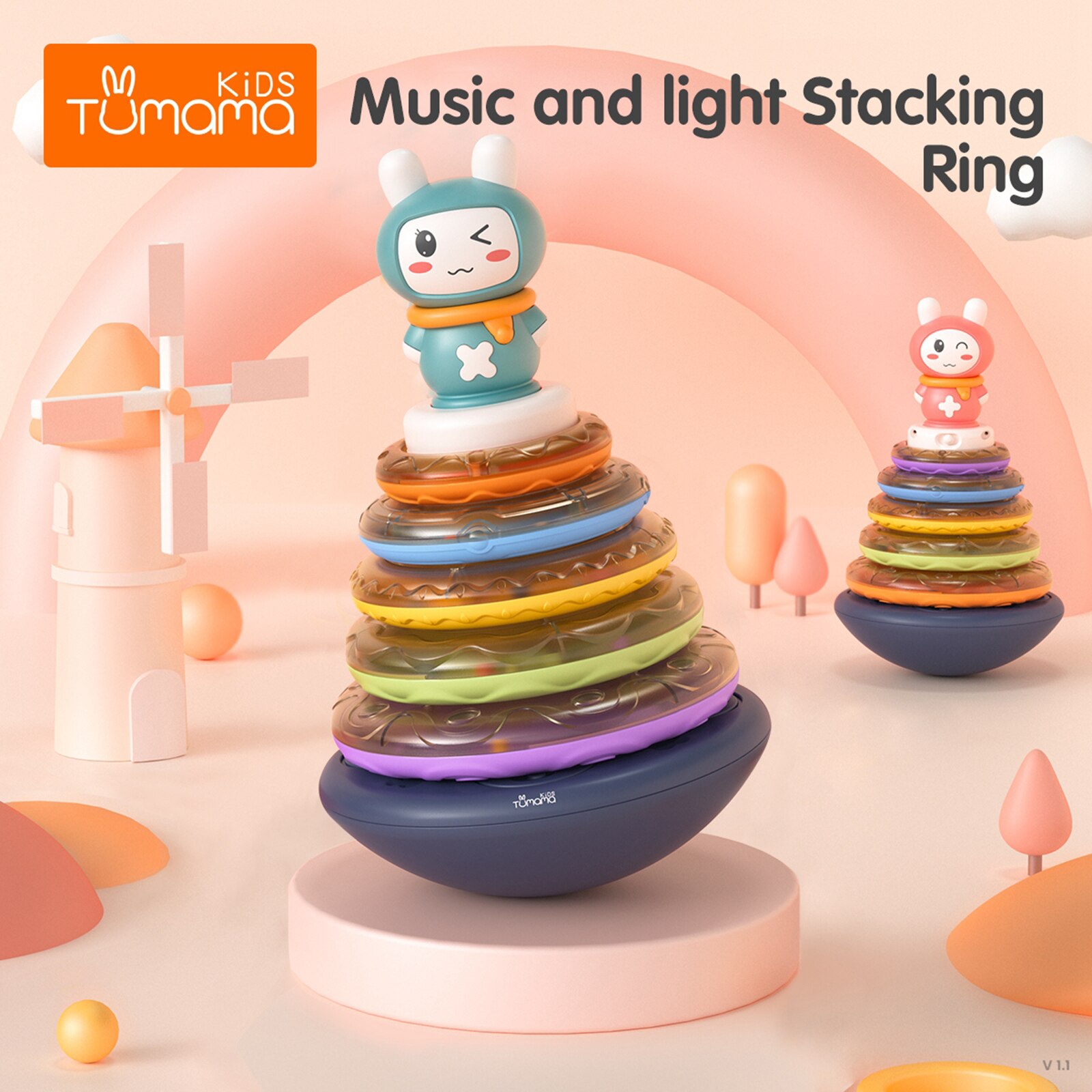 Stack & Learn Educational Activity Toy for Infants... – Vicedeal