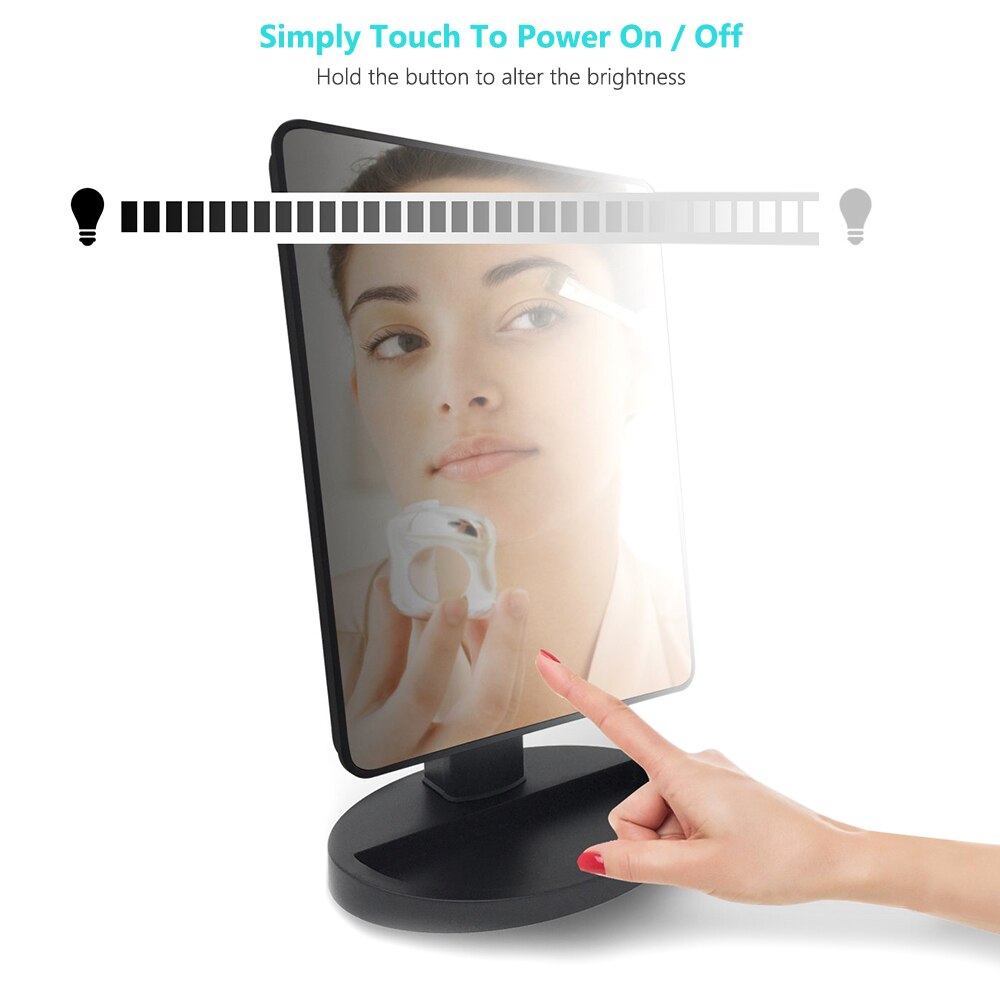 LED Touch Screen Make-Up Spiegel Professionele Spi... – Grandado