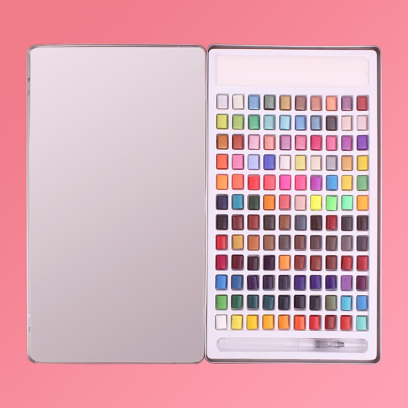 UP TO 120 Colors Solid Watercolor Paint Set Portab... – Grandado