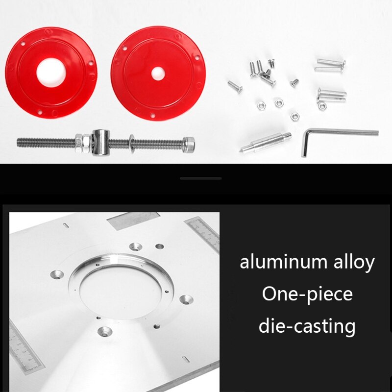 Aluminum Alloy Router Table Insert Plate Multi-fun... – Grandado