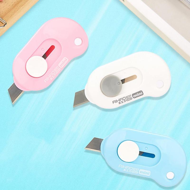 1PC Lovely Solid Color Mini Portable Utility Knife... – Grandado
