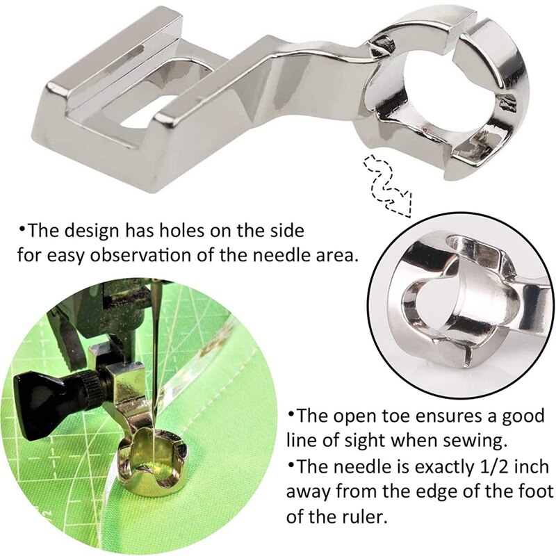 Quilting Ruler Foot Press Machine, Darning Embroid... – Grandado