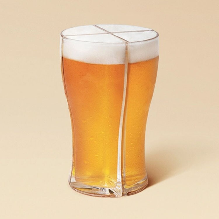 Acrylic beer cup Four in one beer cup party four i... – Grandado