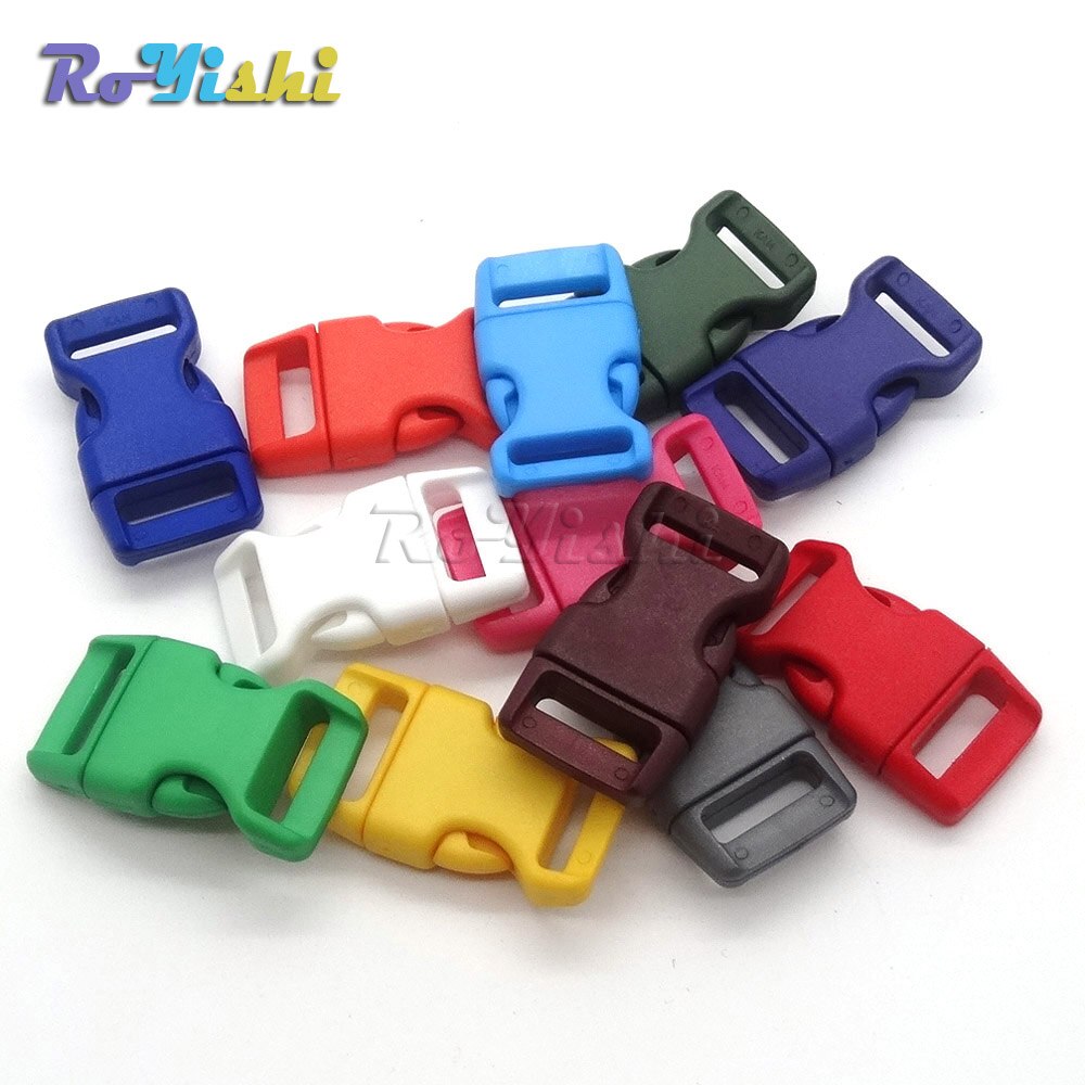 100pcs/pack 5/8" Colorful Contoured Side Release B... – Vicedeal