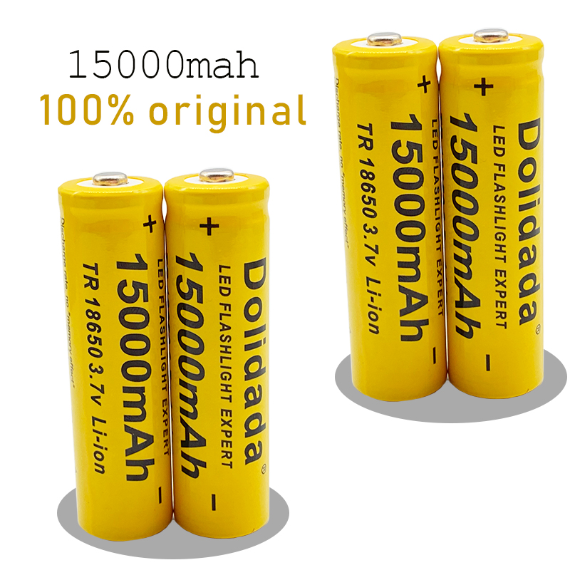 3.7V 15000 mAh 18650 lithium ion batteries Recharg... – Vicedeal