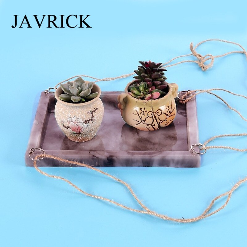 Rectangle Flower Pot Tray Epoxy Resin Mold Storage... – Grandado