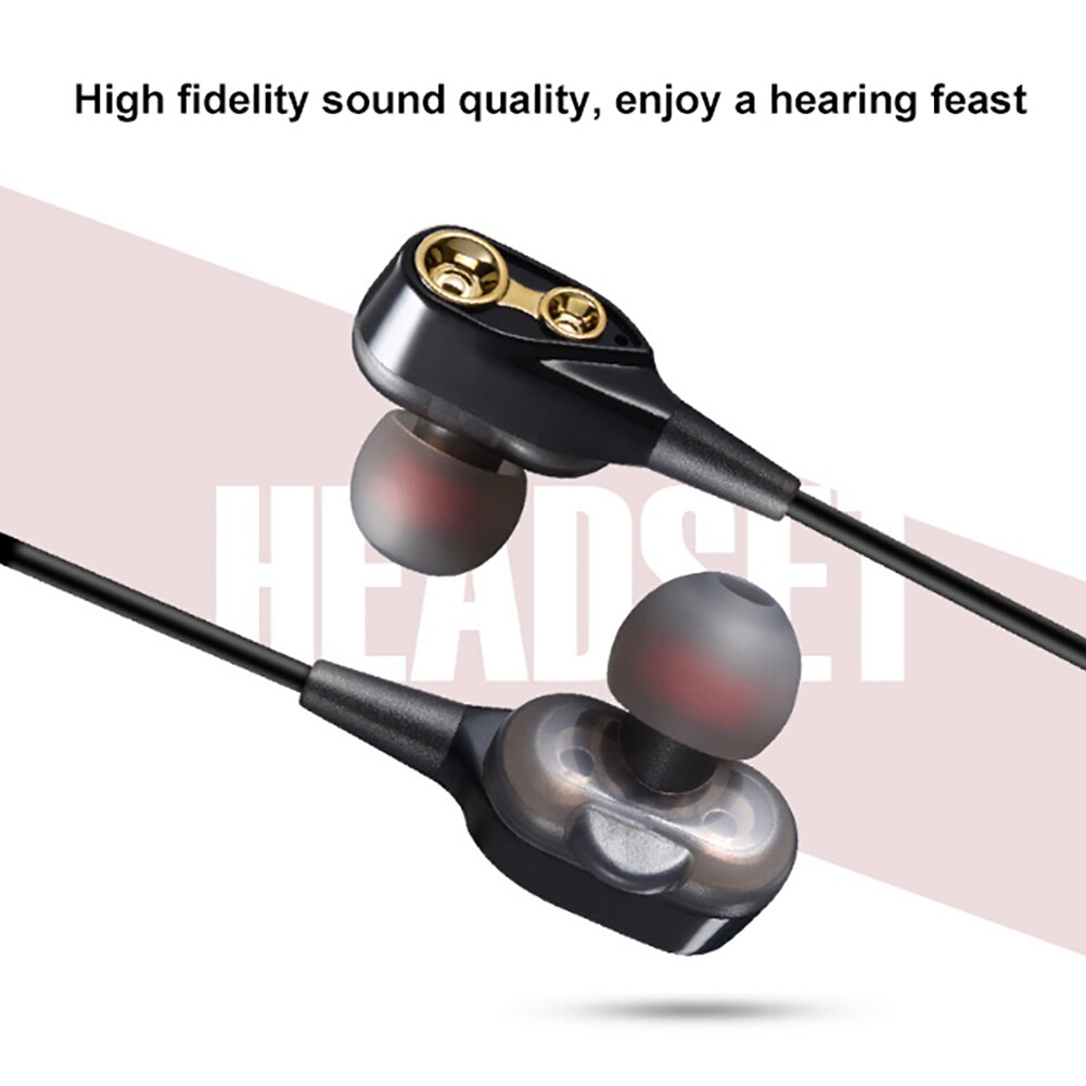 XT-21 Double Moving Coils Quad-core Speakers Mini ... – Grandado