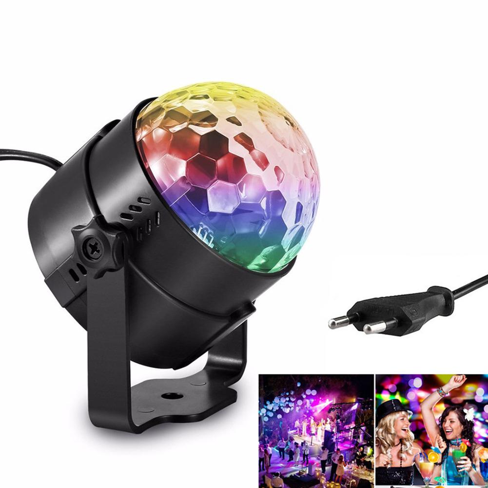 Lumiparty 3w led rgb roterande magisk boll ljus sc... – Vicedeal