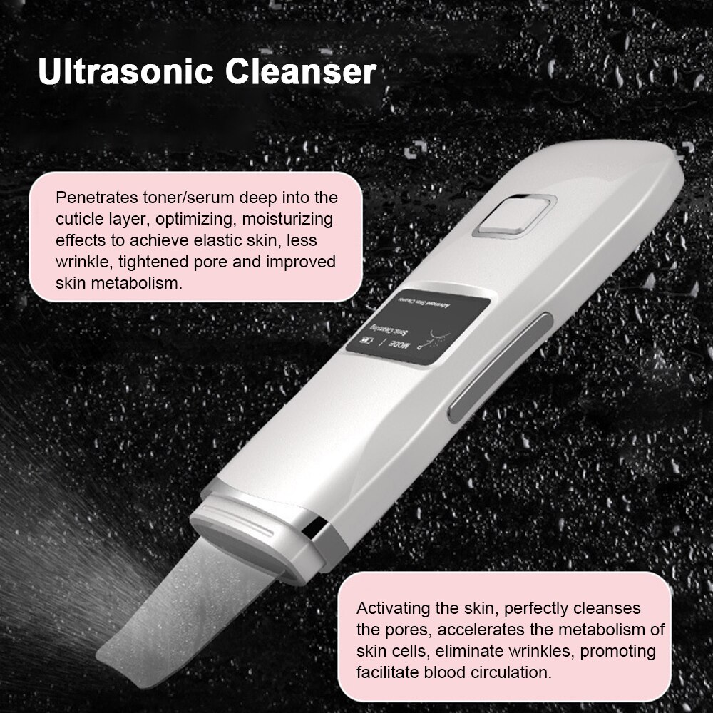 Ultrasonic Scrubber Face Scrubber Facial Cleansing... – Grandado
