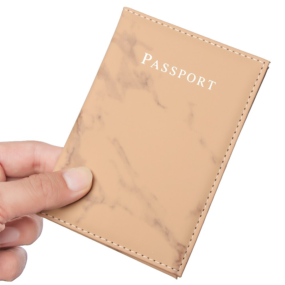 Marble Pattern Passport Cover Unisex PU Leather Tr... – Grandado