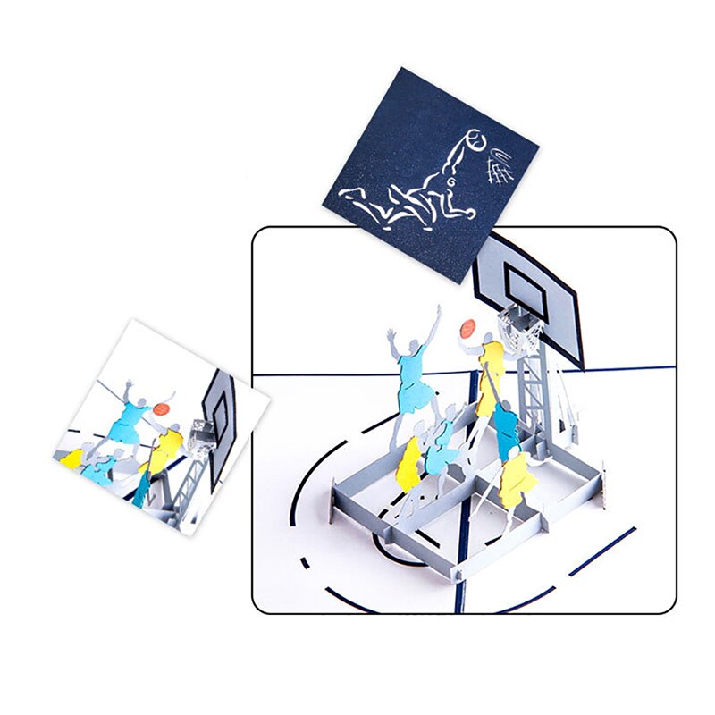 3D Greeting Cards basketball Cards Postcards Birth... – Grandado