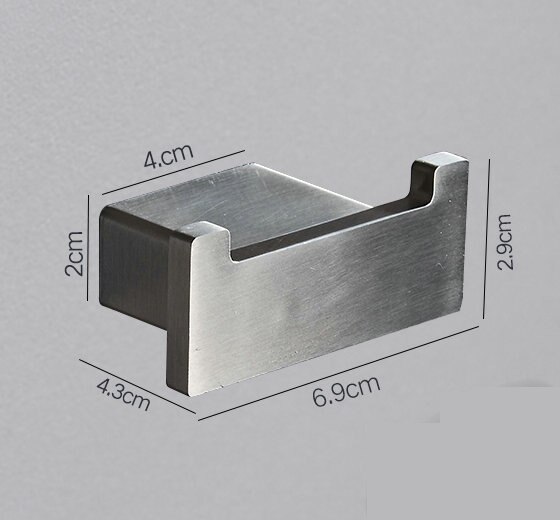 304 Brushed Stainless Steel Single Robe Hook Wall ... – Grandado