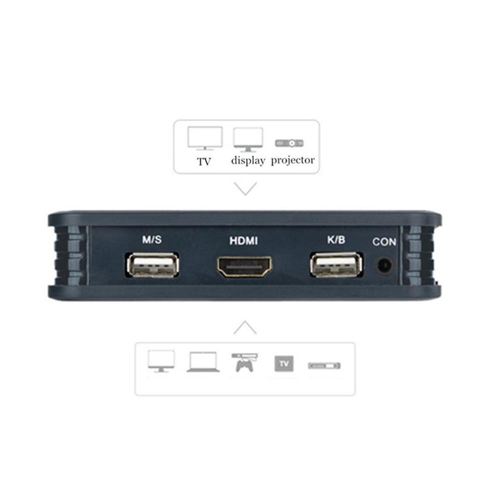 2- port hdmi kvm-switch med kabler usb-port til sk... – Grandado 2- port hdmi kvm-switch med kabler usb-port til sk... – Grandado
