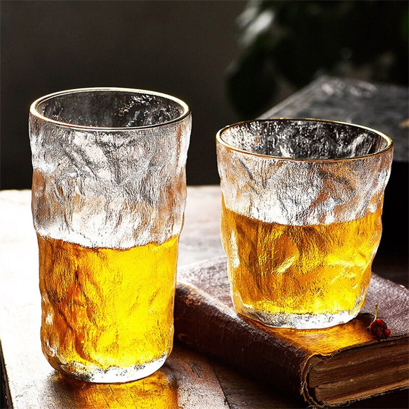 Glacier Pattern Frosted Thickening Glass Cup High-... – Vicedeal