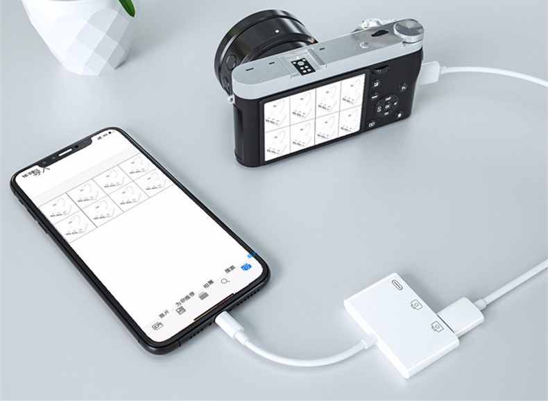 Neues update 3,0 Dual USB OTG Adapter 500mAh Mit L... – Vicedeal