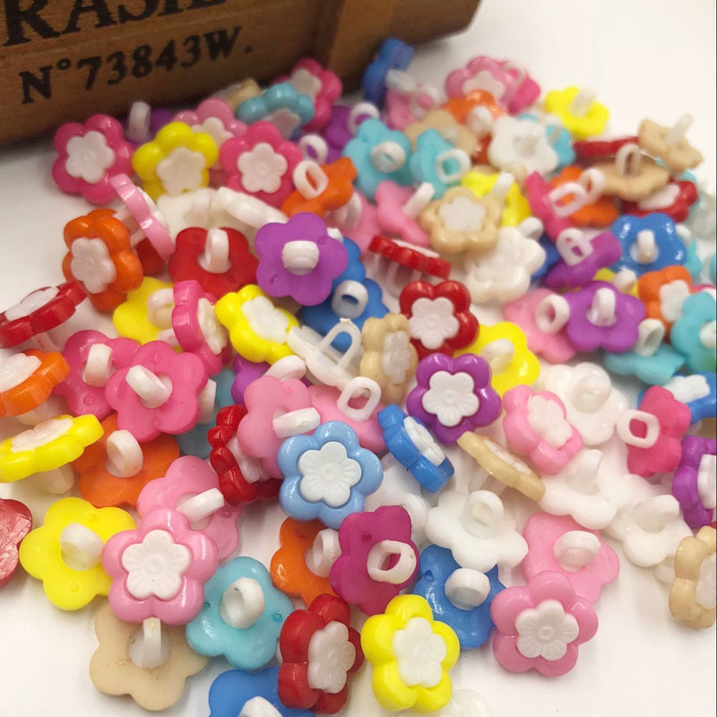 50pcs Sunflower Plastic Buttons Back hole DIY sewi... – Vicedeal