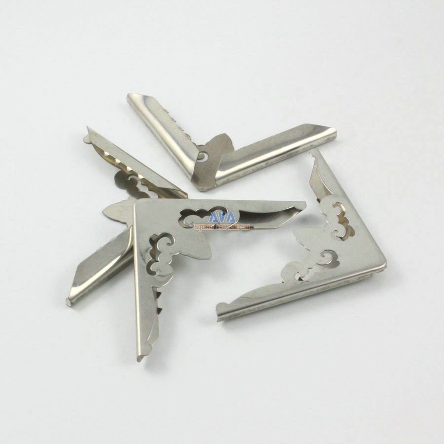 20Pcs Silver Book Corner Bookbinding Corner Clip 6... – Grandado