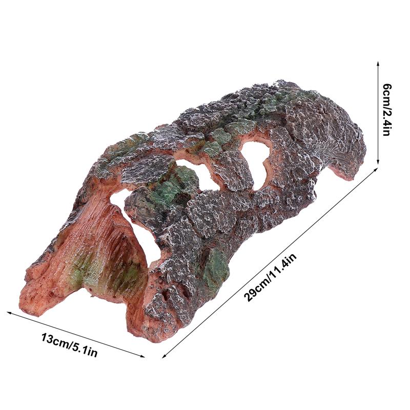 1pc Aquarium Trunk Cave Resin Durable Fish Shelter... – Grandado