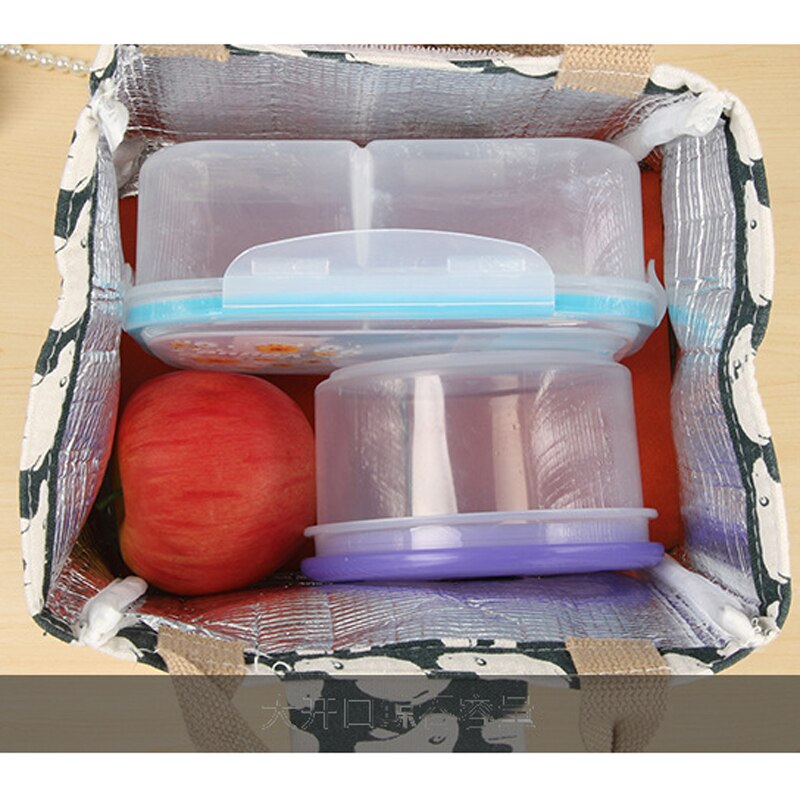 Female Lunch Food Box Bag Insulated Thermal Food P... – Grandado