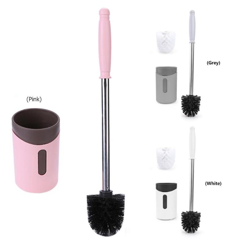 Muur Gemonteerde Lange Handvat Wc Cleaner Brush me... – Vicedeal