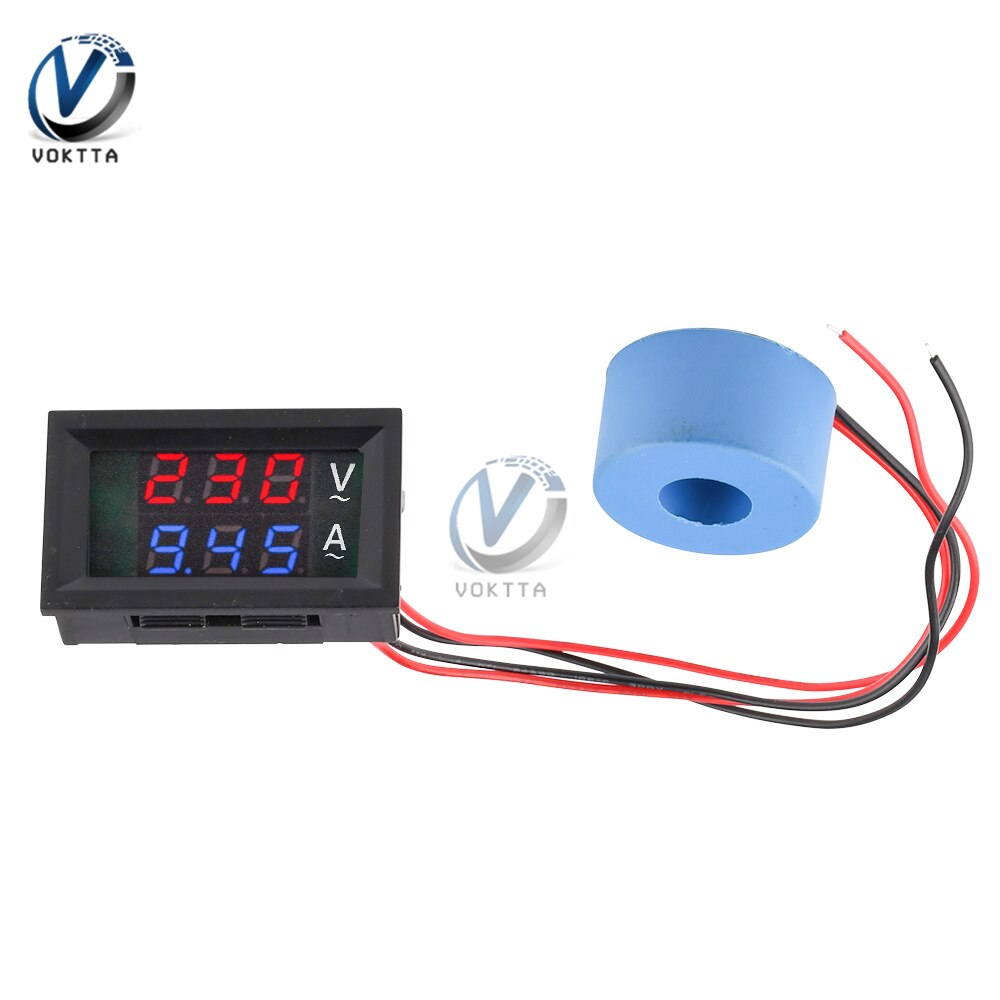 AC50 600V 220V Digital Voltmeter Ammeter Dual Disp... – Vicedeal