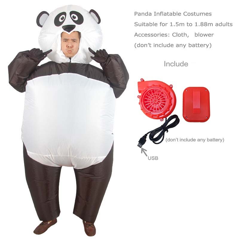 inflatable panda costume for adult, party costume,... – Vicedeal