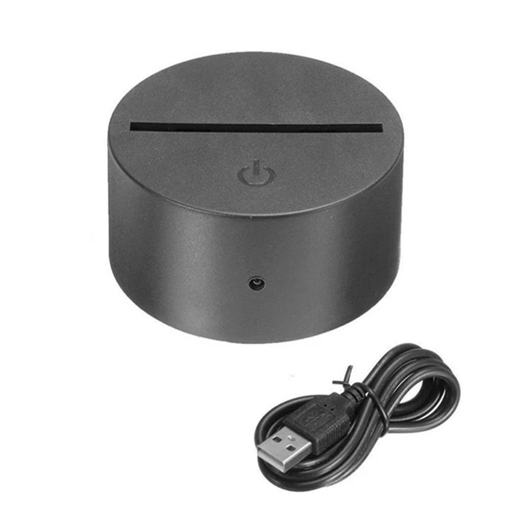 USB Cable Touch 3D LED Light Holder Lamp Base Nigh... – Vicedeal