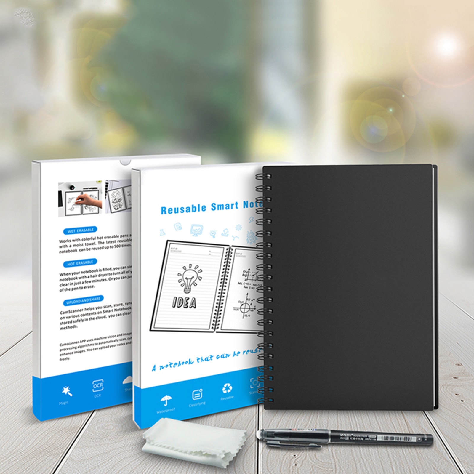 Smart Herbruikbare Uitwisbare Spiraal A5 Notebook ... – Grandado