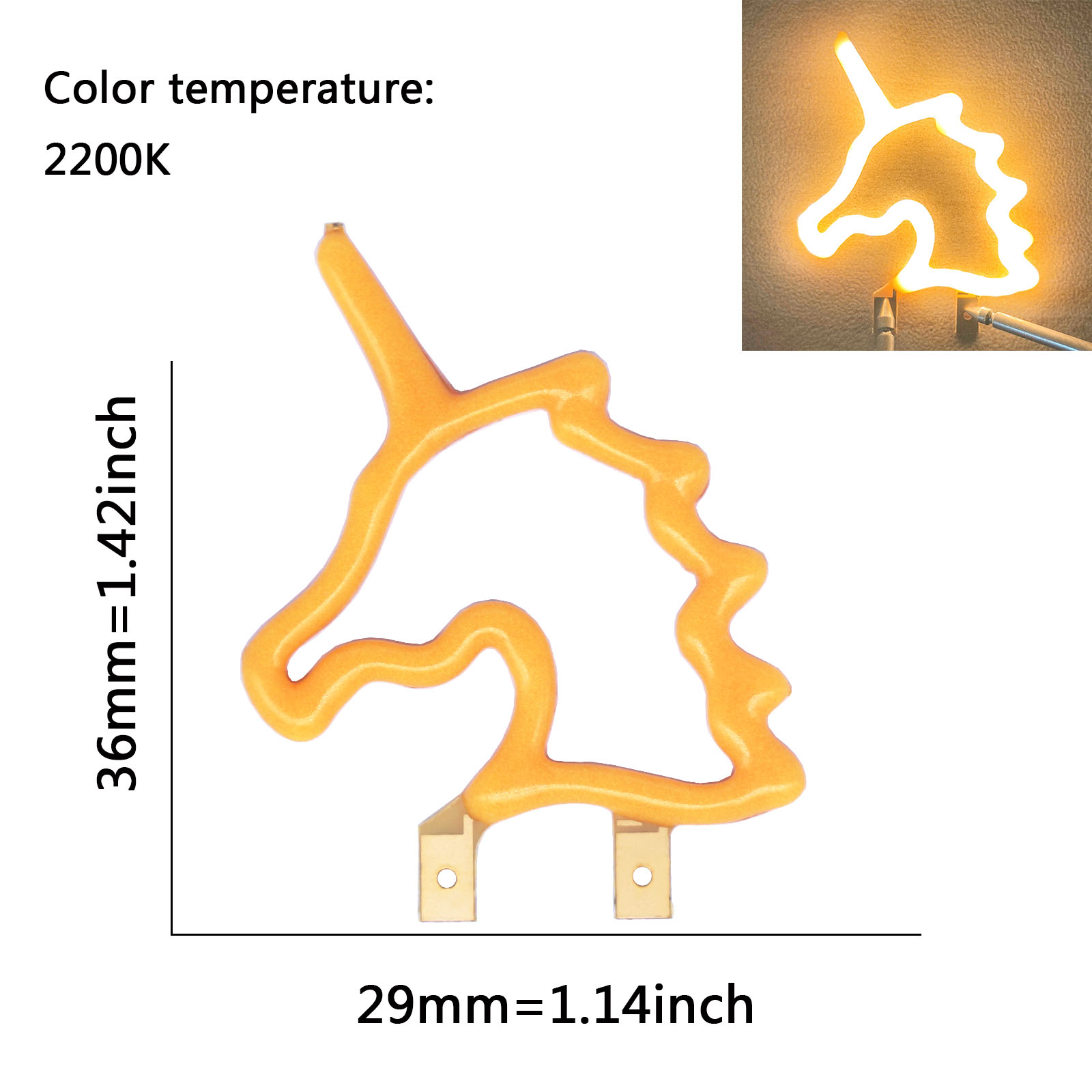 LED Filament 3V Candle Diode LED COB Edison Mini P... – Grandado