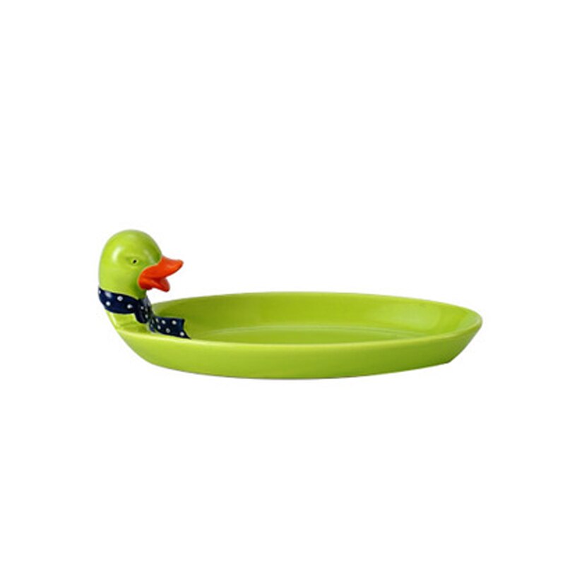 Ceramic Multifunctional Duck-shaped Children's Din... – Grandado