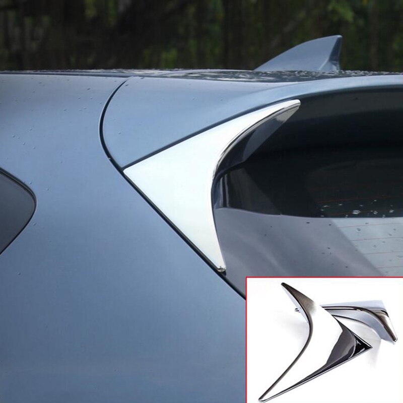 For Mazda Cx-5 Cx5 Chrome Rear Window Spoiler Side... – Grandado