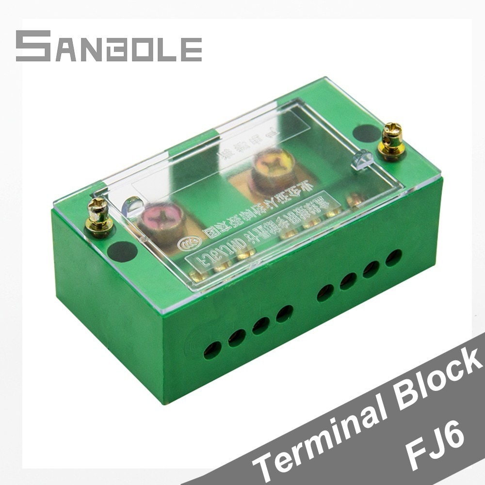 FJ6 Terminal Block Single-phase 2-IN 8-OUT Wire Co... – Grandado