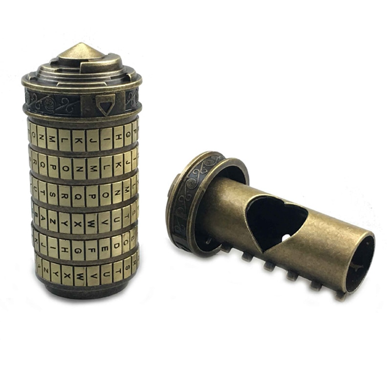Da Vinci Code Lock Toys Metal Cryptex Locks Retro ... – Grandado