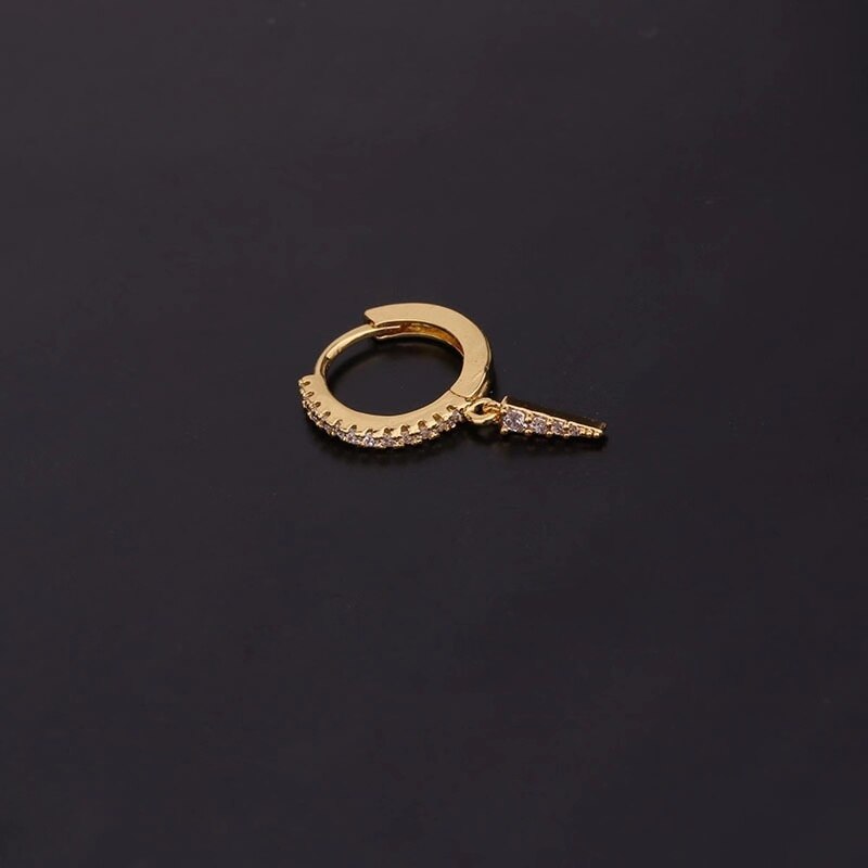 Key Snake Cross Lock Lighting CZ Ear Piercing Cart... – Vicedeal