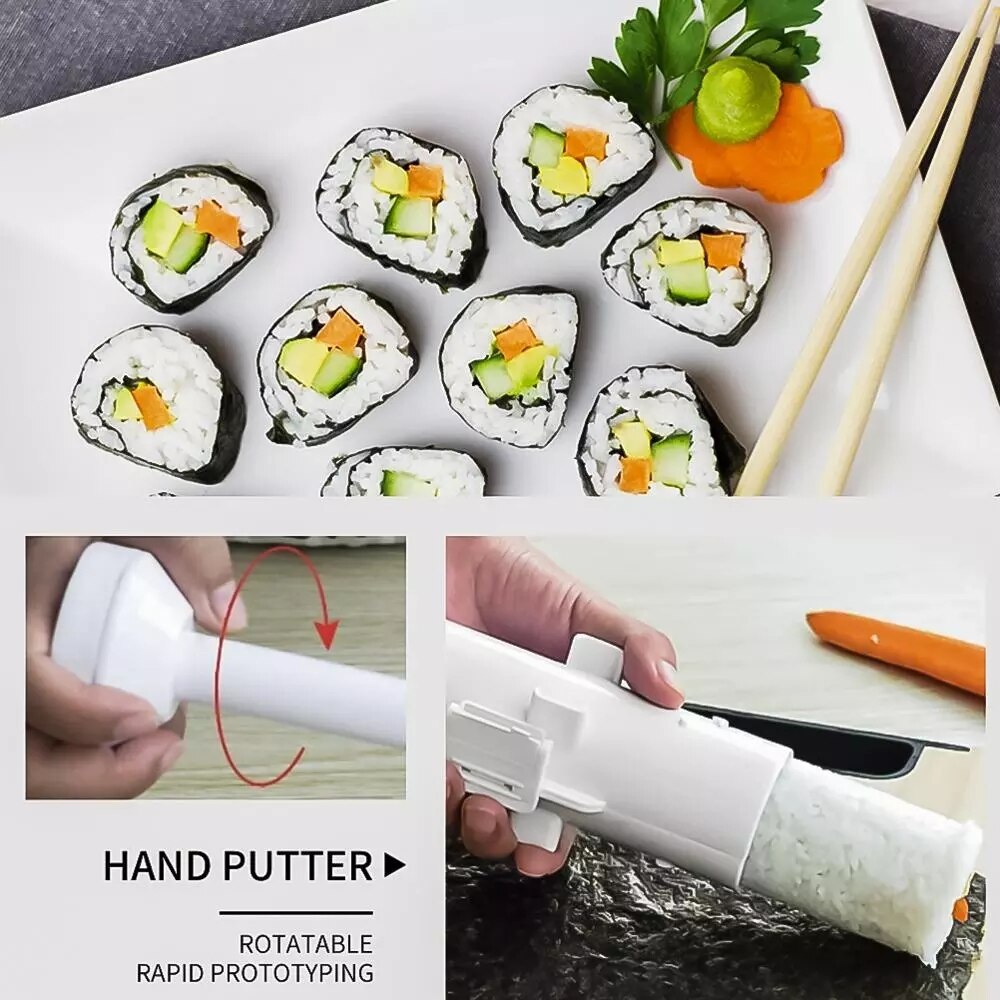 Sushi Maker Roller Rice Mold Vegetable Meat Rollin... – Vicedeal