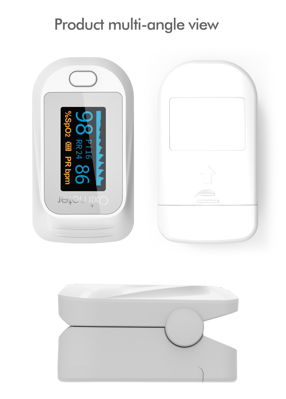 Finger Oximeter Digital Fingertip Pulse Oximeter B... – Grandado