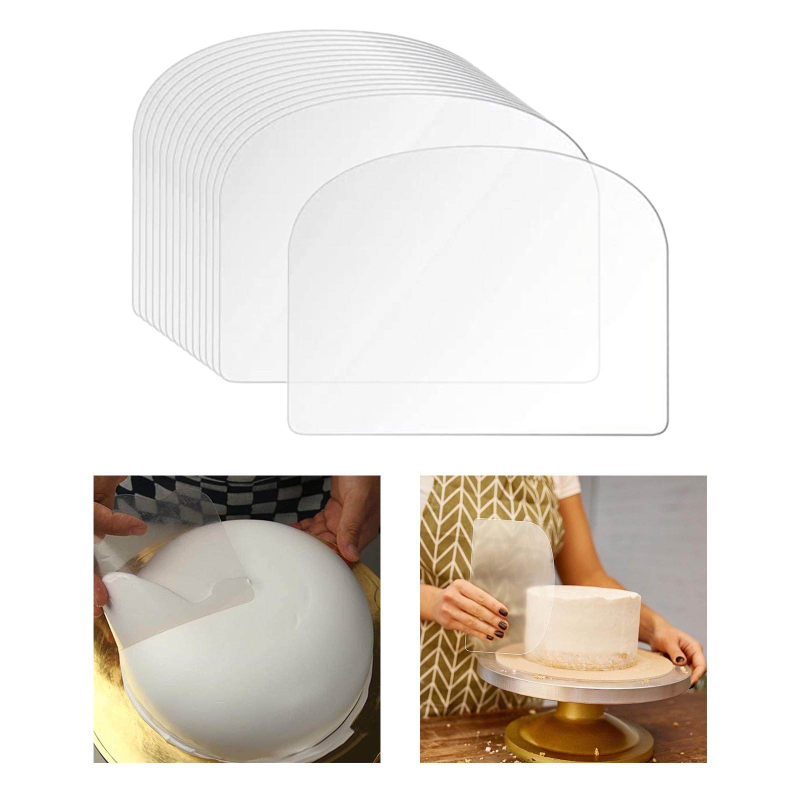 Cake Scraper Flexible Smoother Transparent Pastry ... – Vicedeal