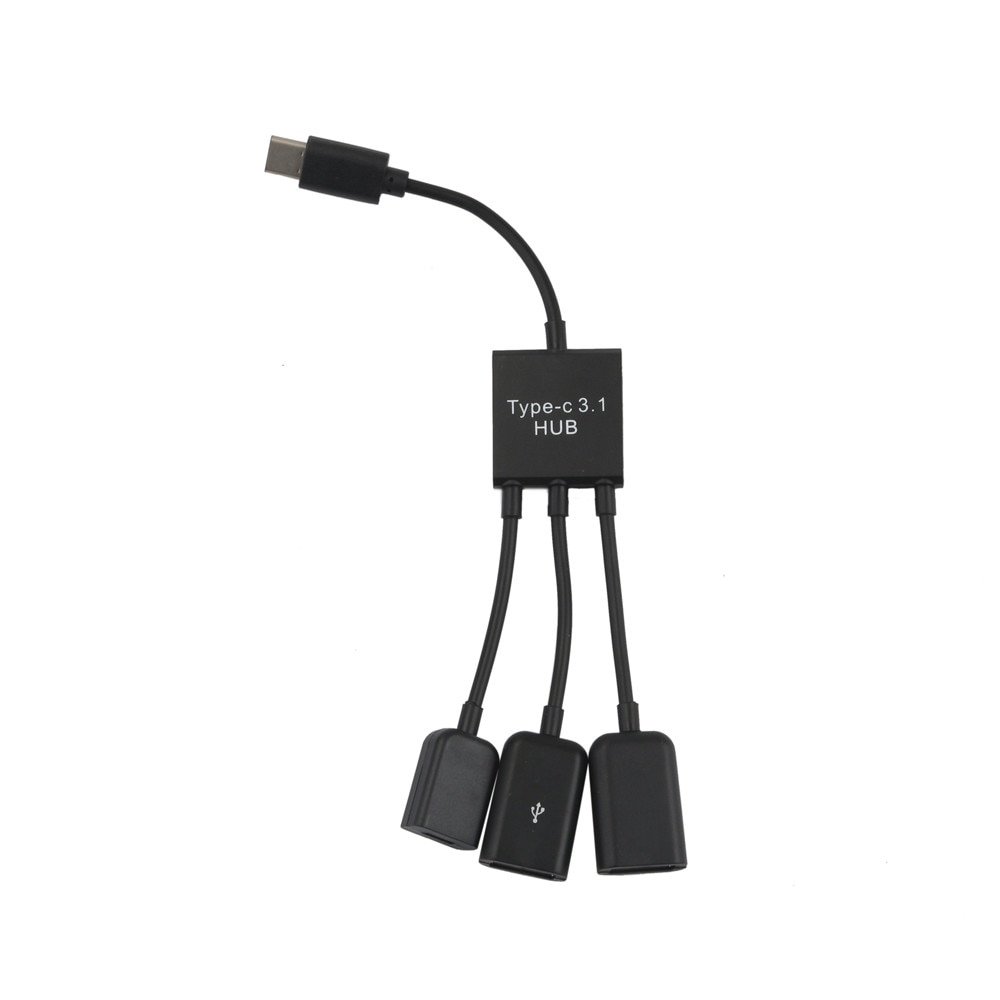 Type C Cable 3 in 1 USB C Type C OTG Host Cable Hu... – Grandado